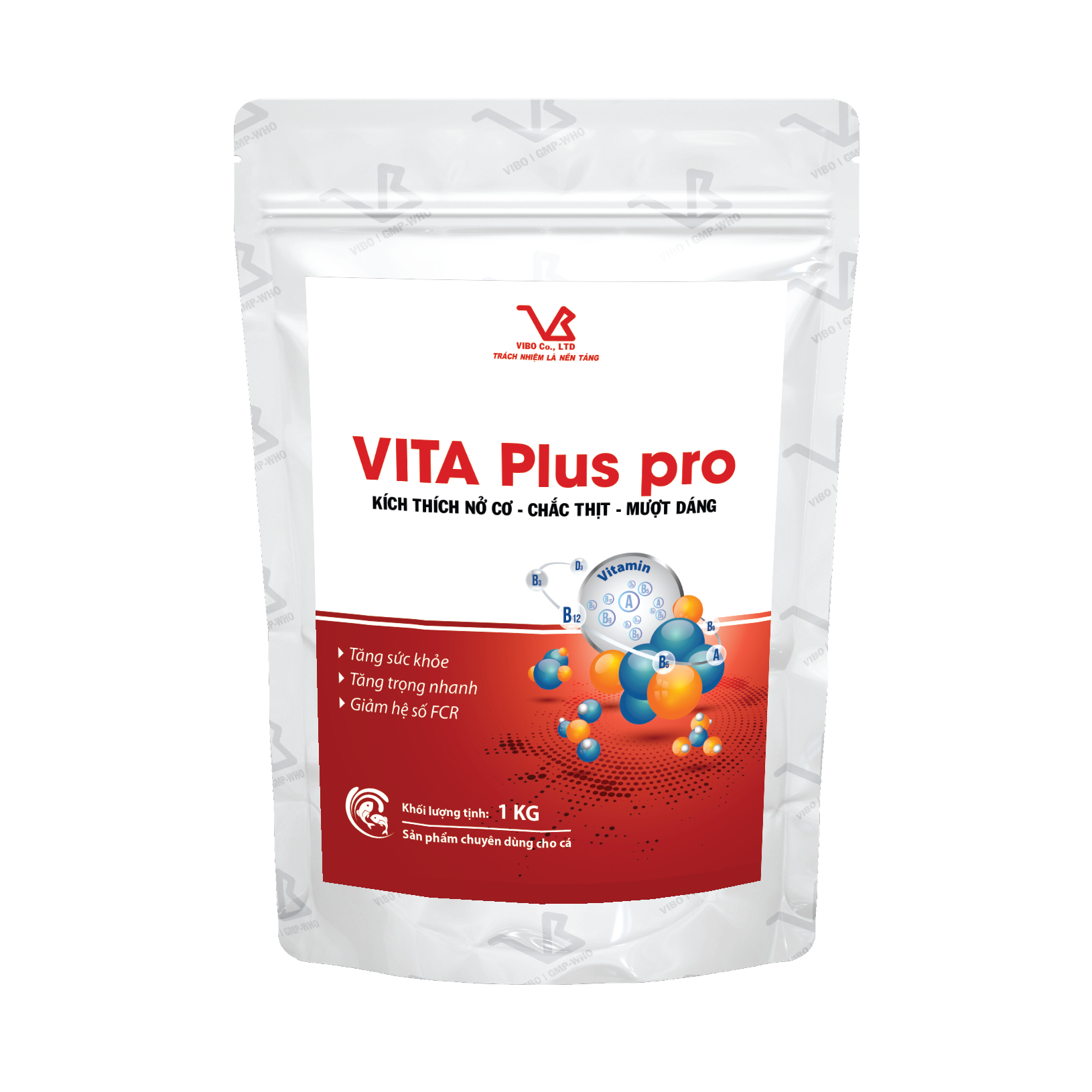 VITA Plus pro (Kích thích nở cơ chắc thịt mượt dáng cho cá)